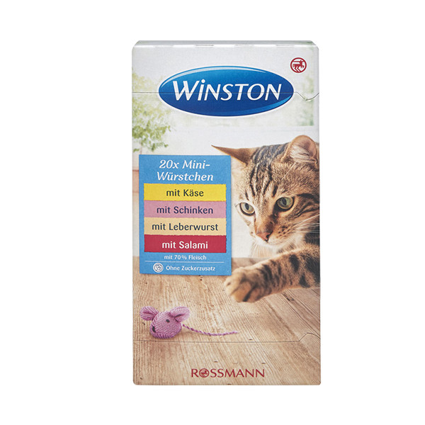 تشویقی مدادی سوسیسی گربه وینستون – Winston Cat Mini Stick